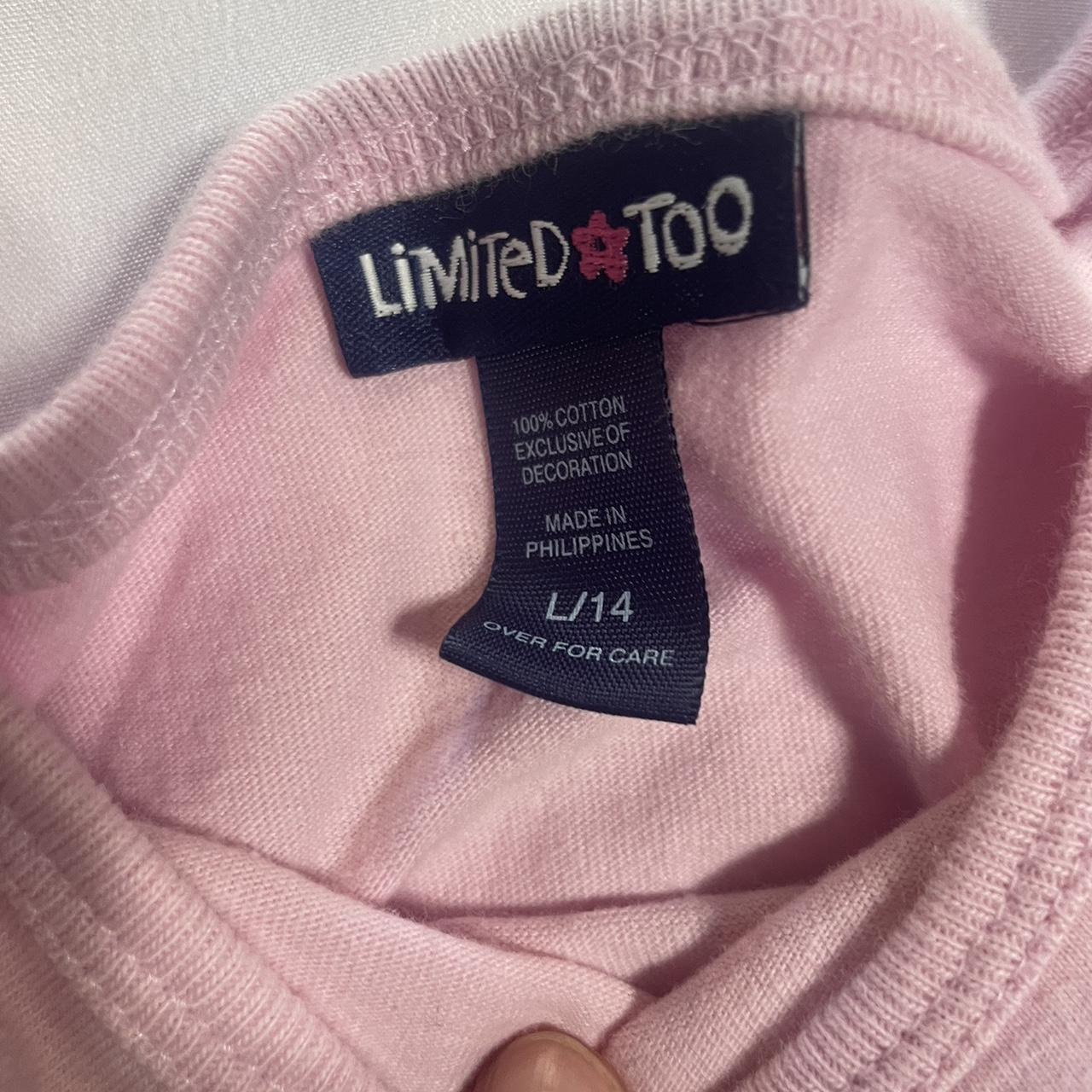 Limited too baby tee Size 14 in kids but fits like... - Depop
