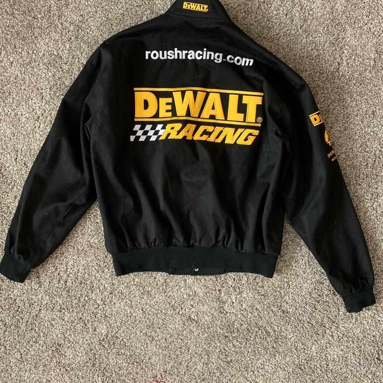 vintage nascar bomber jacket - size large insane... - Depop