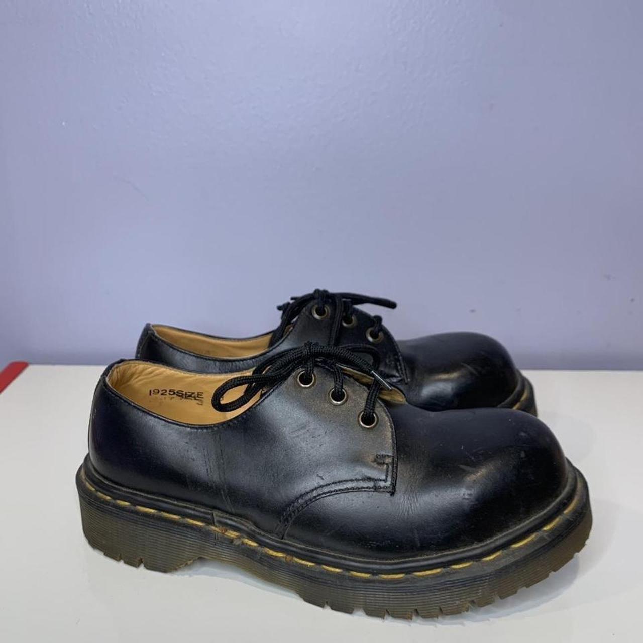 Vintage Steel Toe Doc Marten Brogues Womens Size... - Depop
