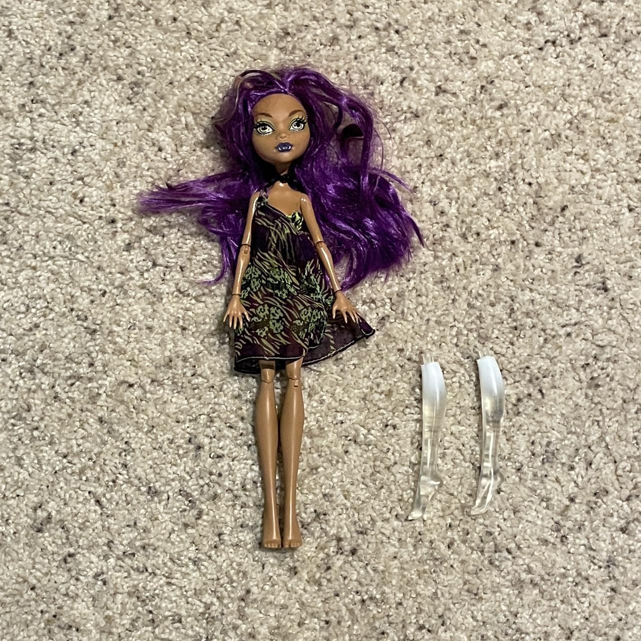 Clawdeen doll plus Spectra legs for doll remodelers. - Depop