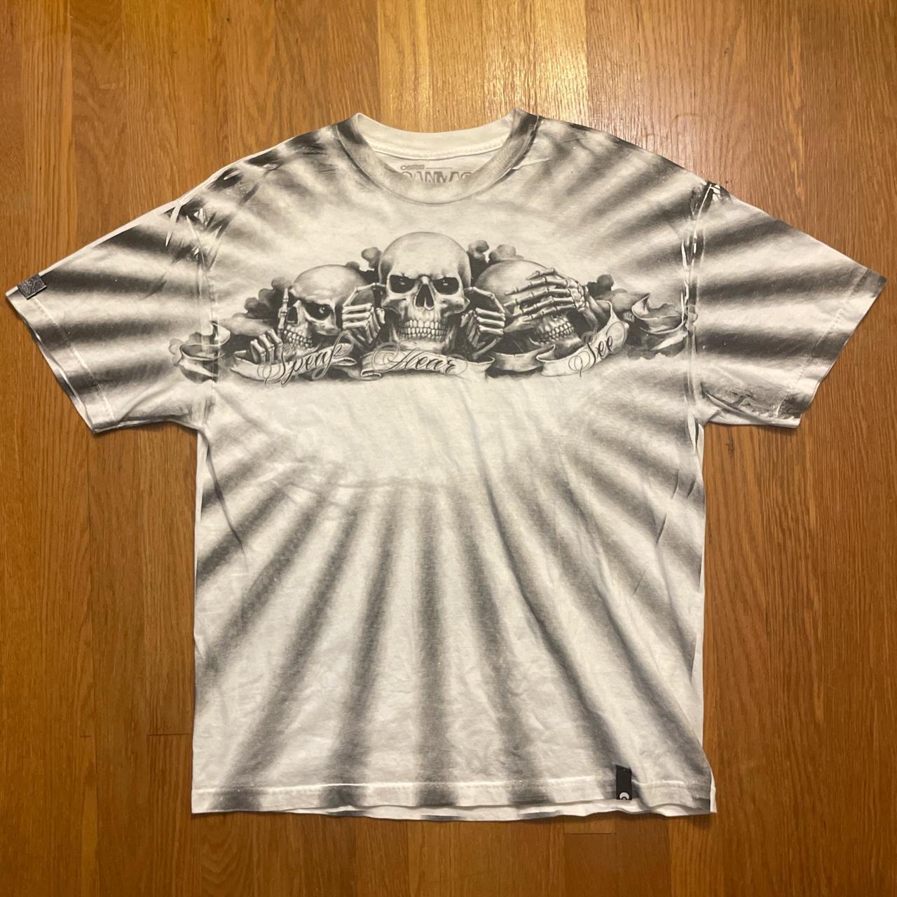 vintage Osiris Canvas mallgoth skate shirt •thick... - Depop