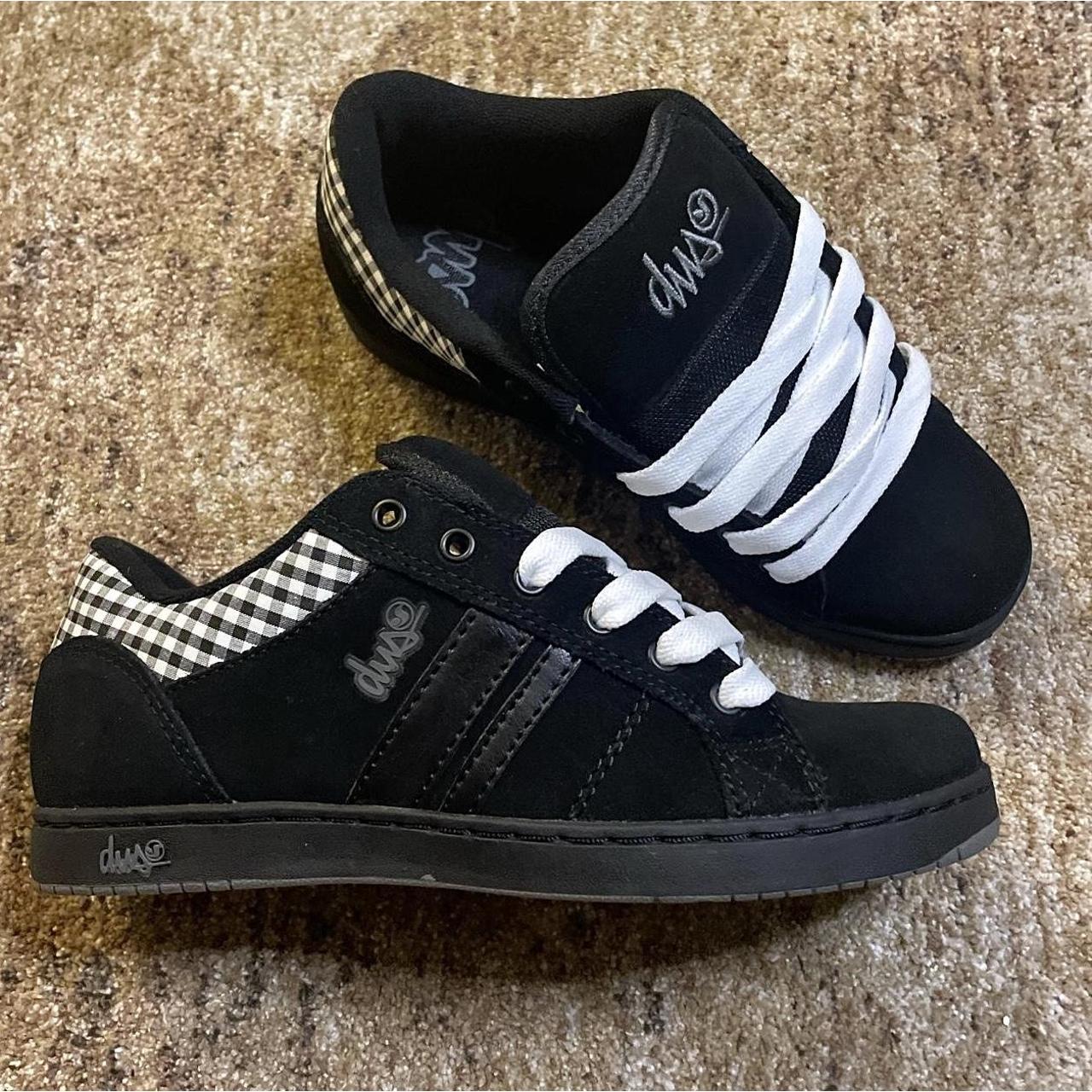vintage DVS chunky y2k plaid skate shoes •brand... - Depop