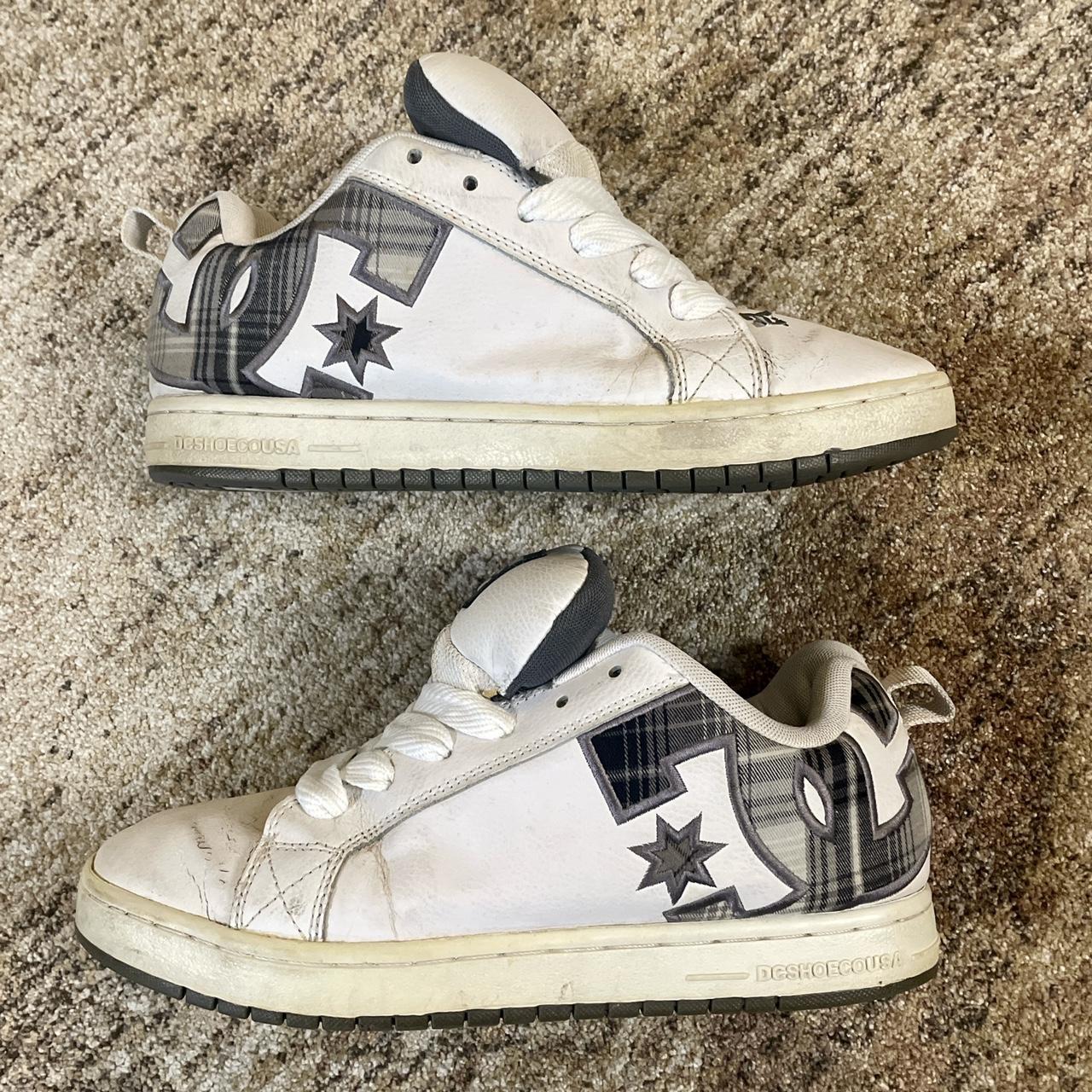 ☆dc court graffik chunky y2k retro skate shoes... - Depop