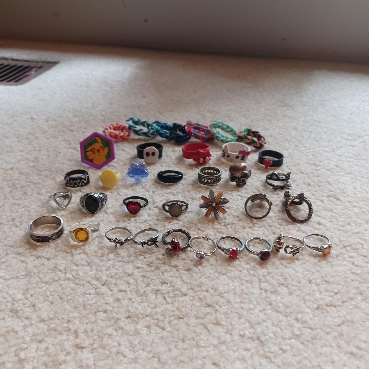 scene emo kid y2k 2000s mcbling trashy bedazzled... - Depop