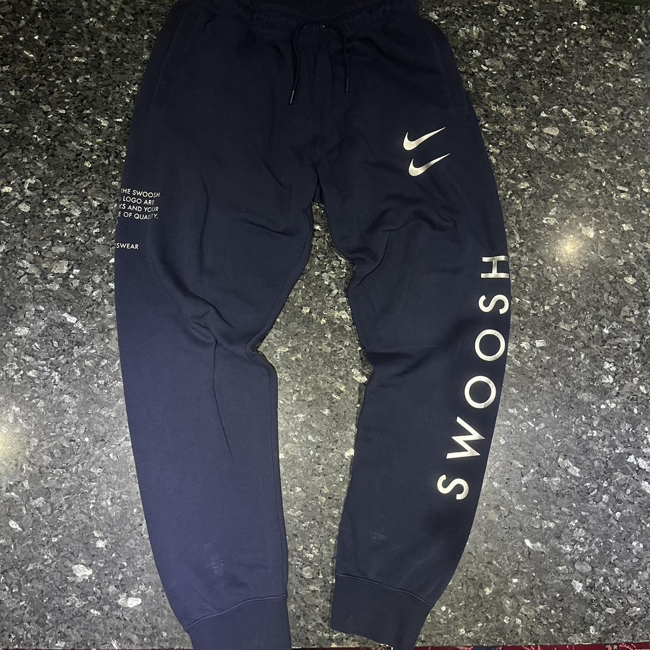 Nike swoosh tick men’s joggers medium Nice fit and... - Depop