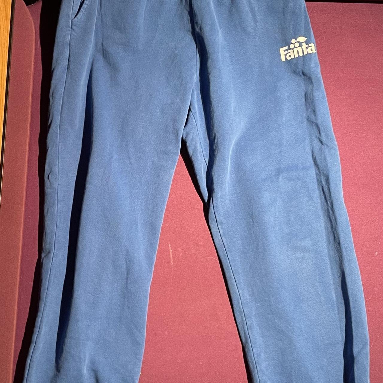 Retro Fanta tracksuit bottoms Super comfy Relaxed... - Depop