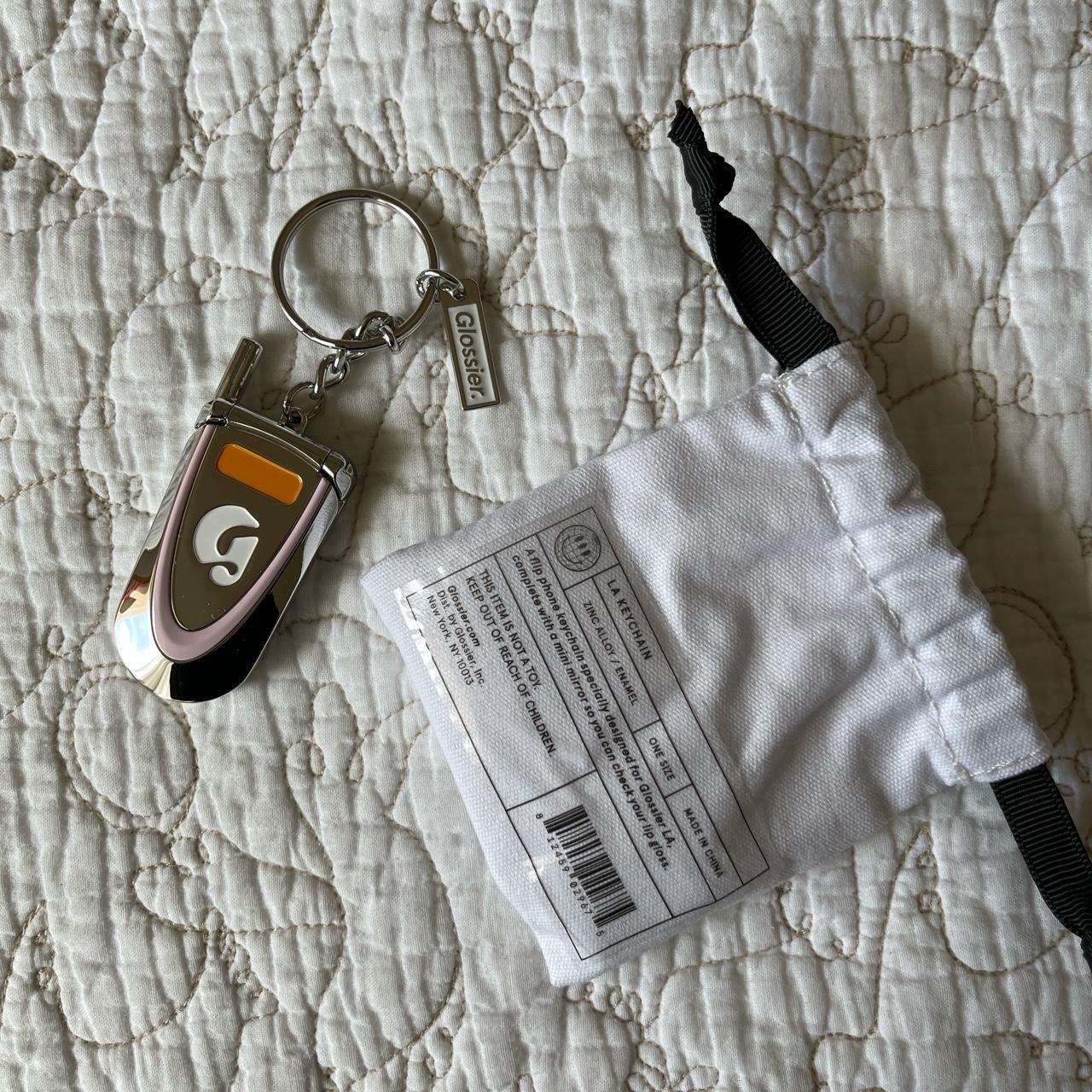 Glossier / GlossiWear LA exclusive keychain, item... - Depop