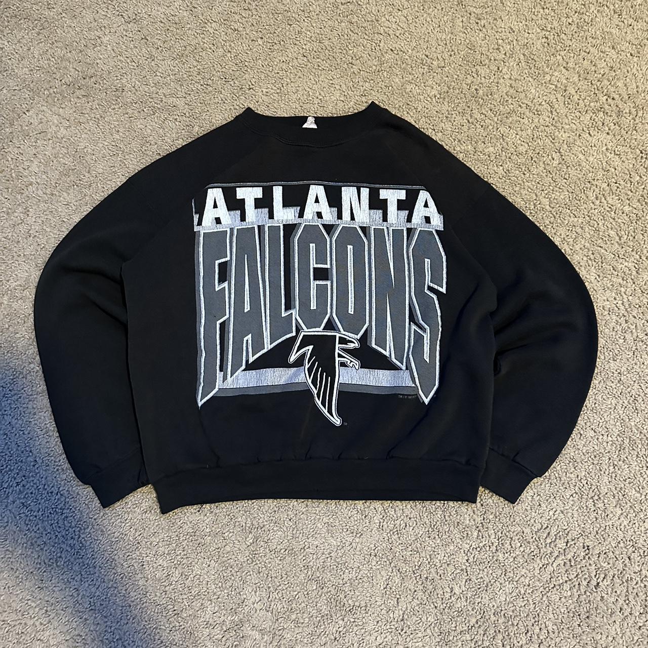 Vintage 1992 Atlanta falcons sweatshirt Condition:... - Depop