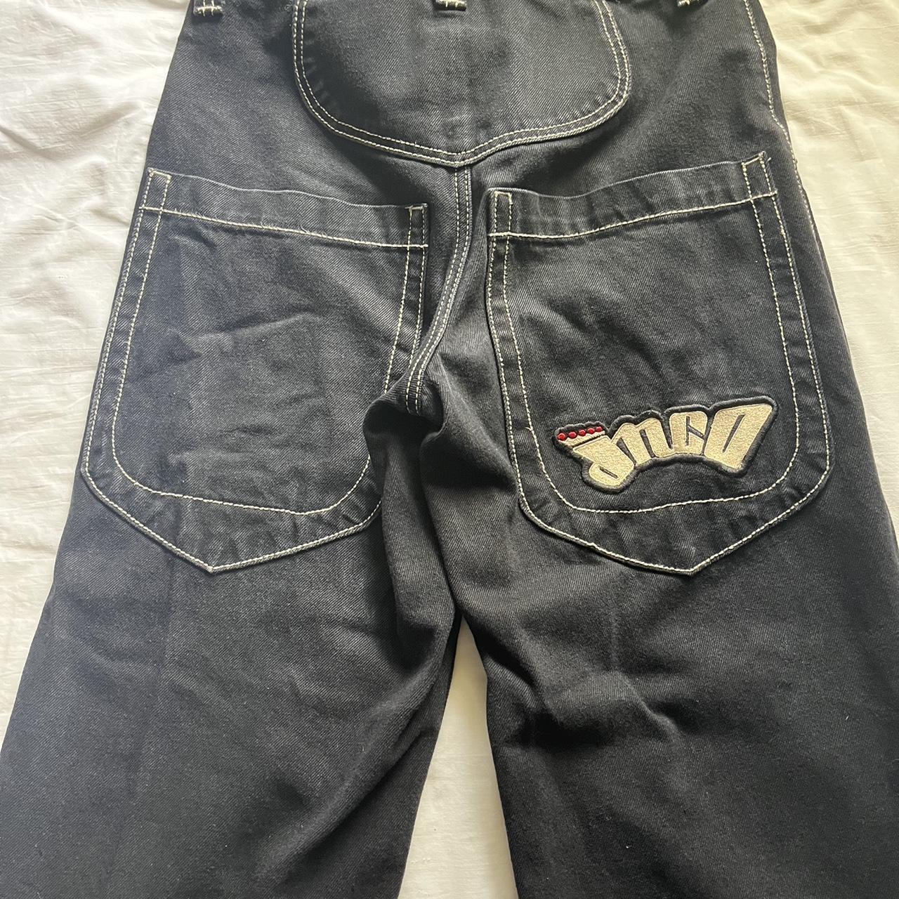 Black low down Jnco jeans real jnco some... - Depop