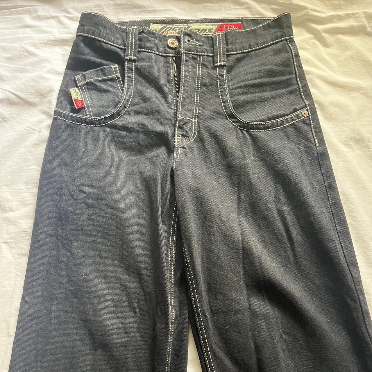 Black low down Jnco jeans real jnco some... - Depop