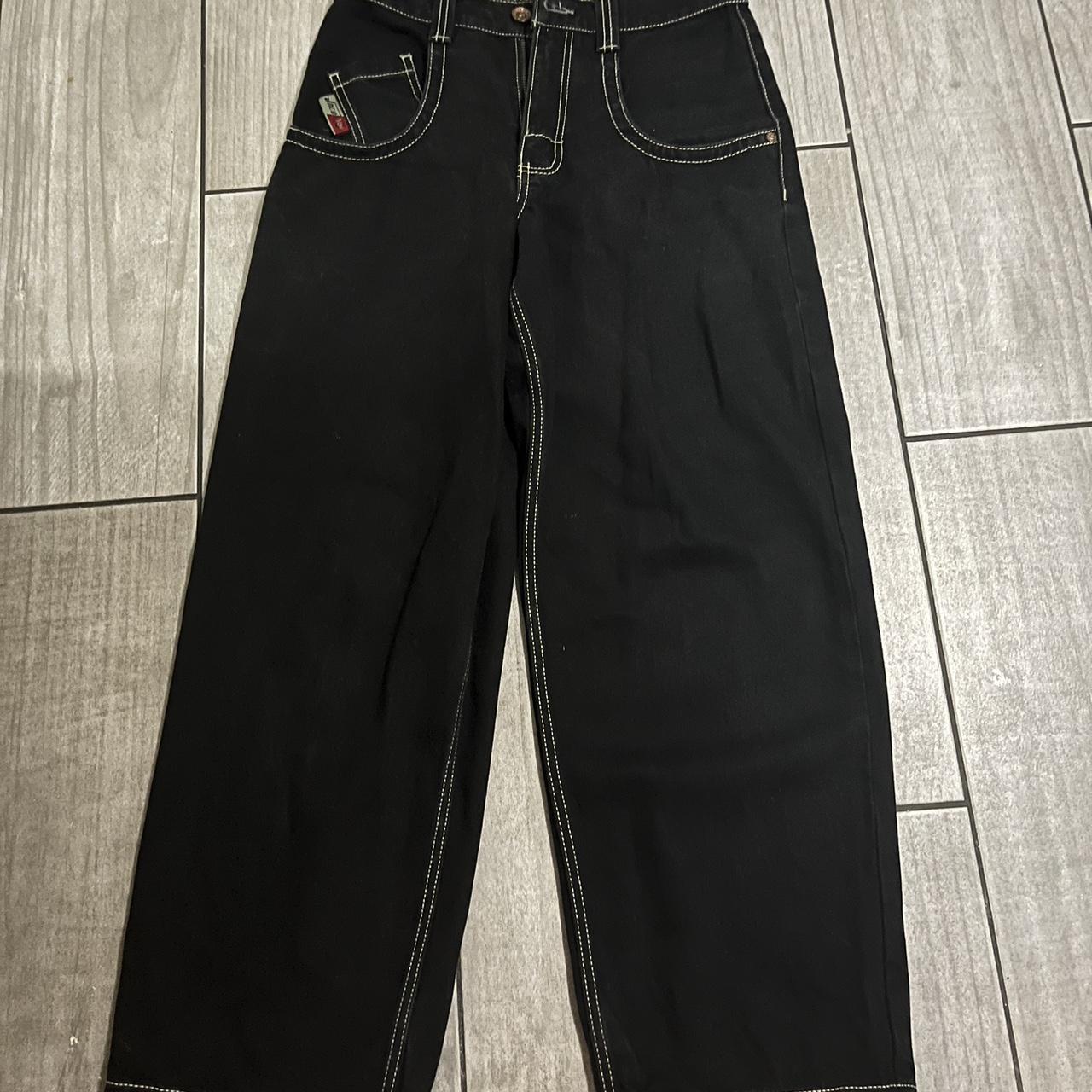 Black low down Jnco jeans real jnco some... - Depop