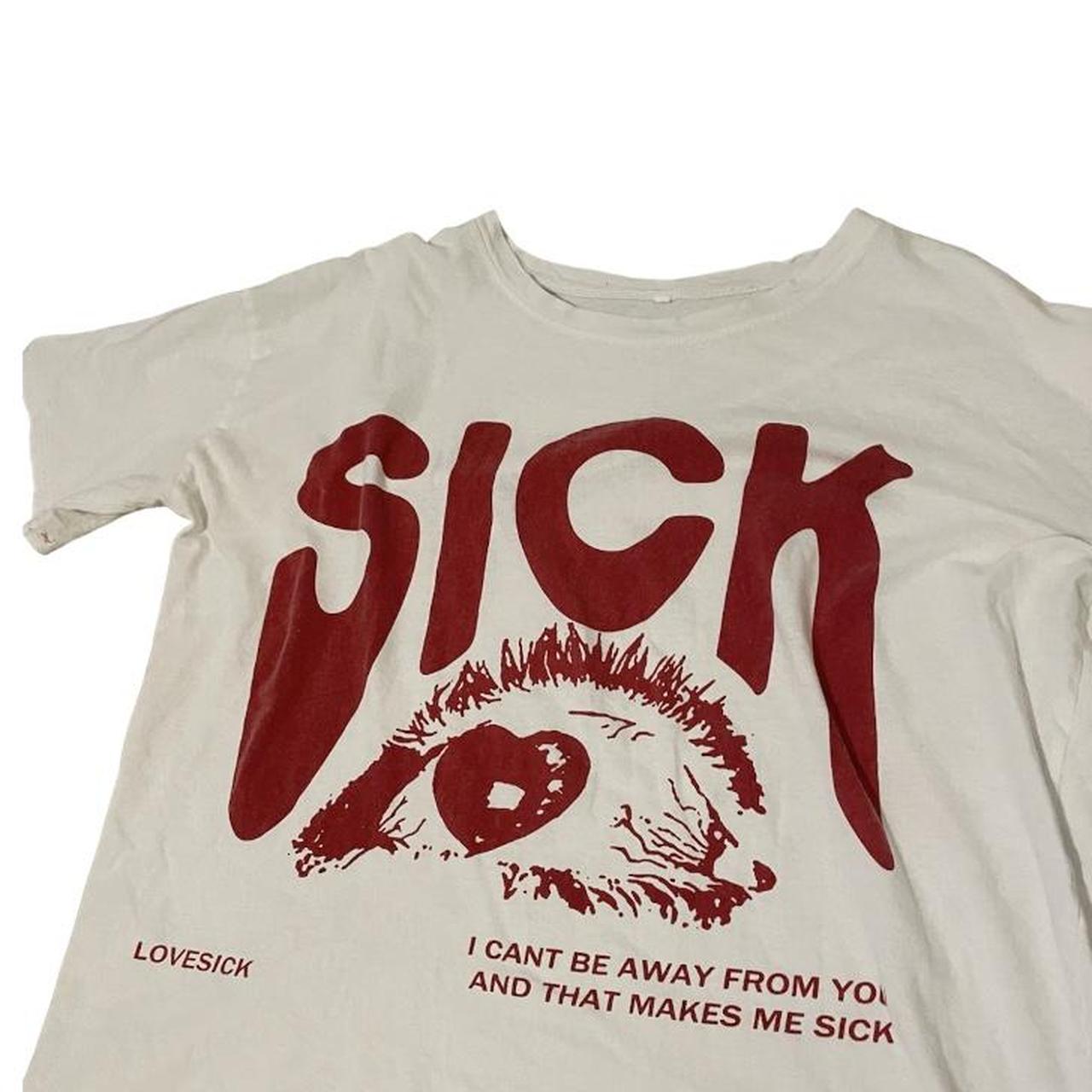 unbranded graphic tee - fits M-L - cropped fit -... - Depop