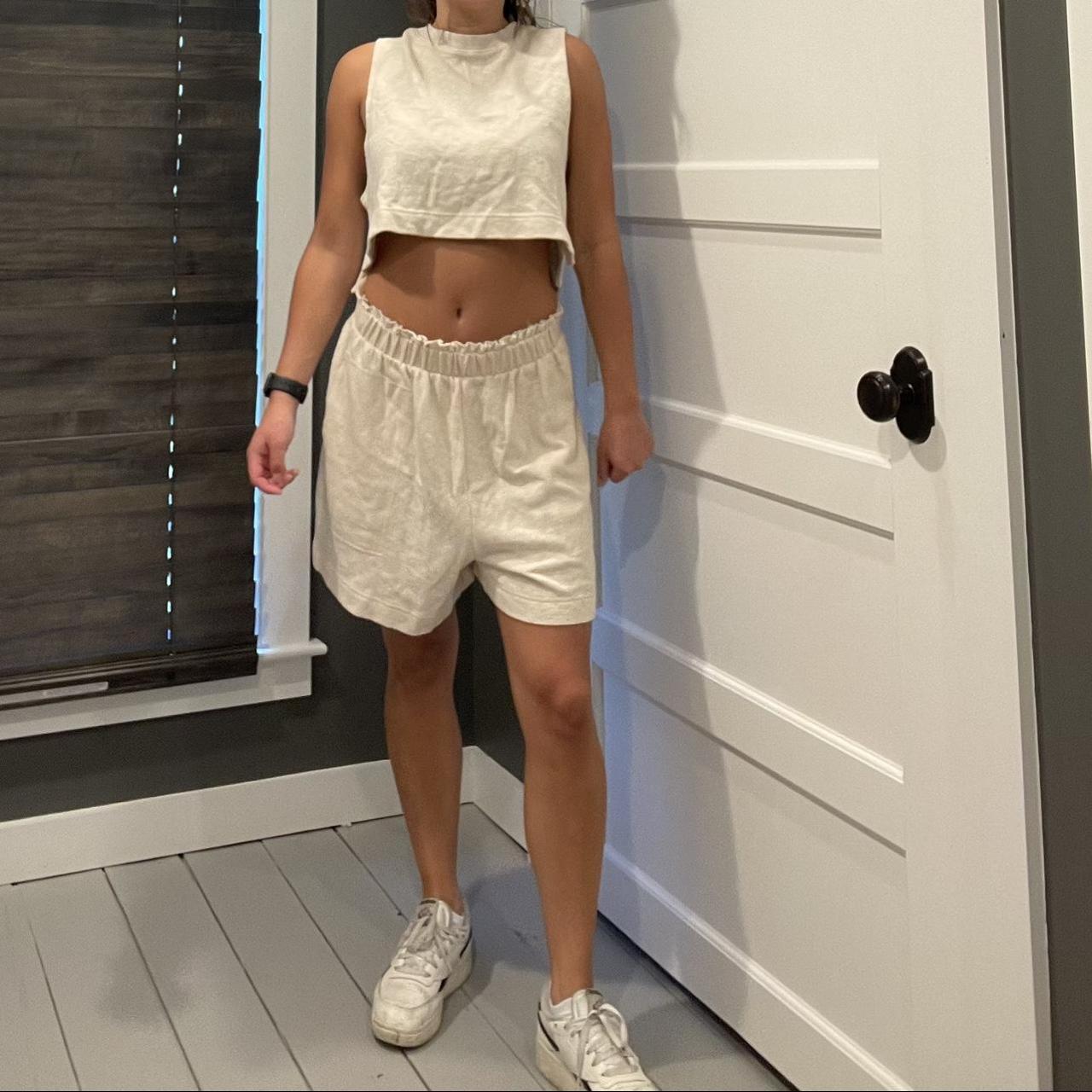 Free People Women's Cream and Tan Cover-ups | Depop