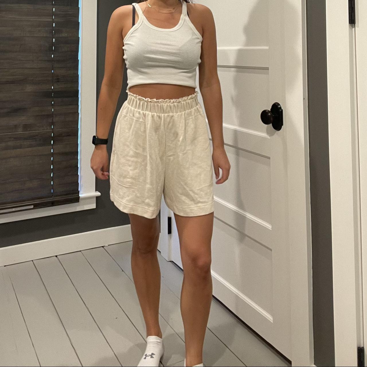 Free People Women's Cream and Tan Cover-ups | Depop