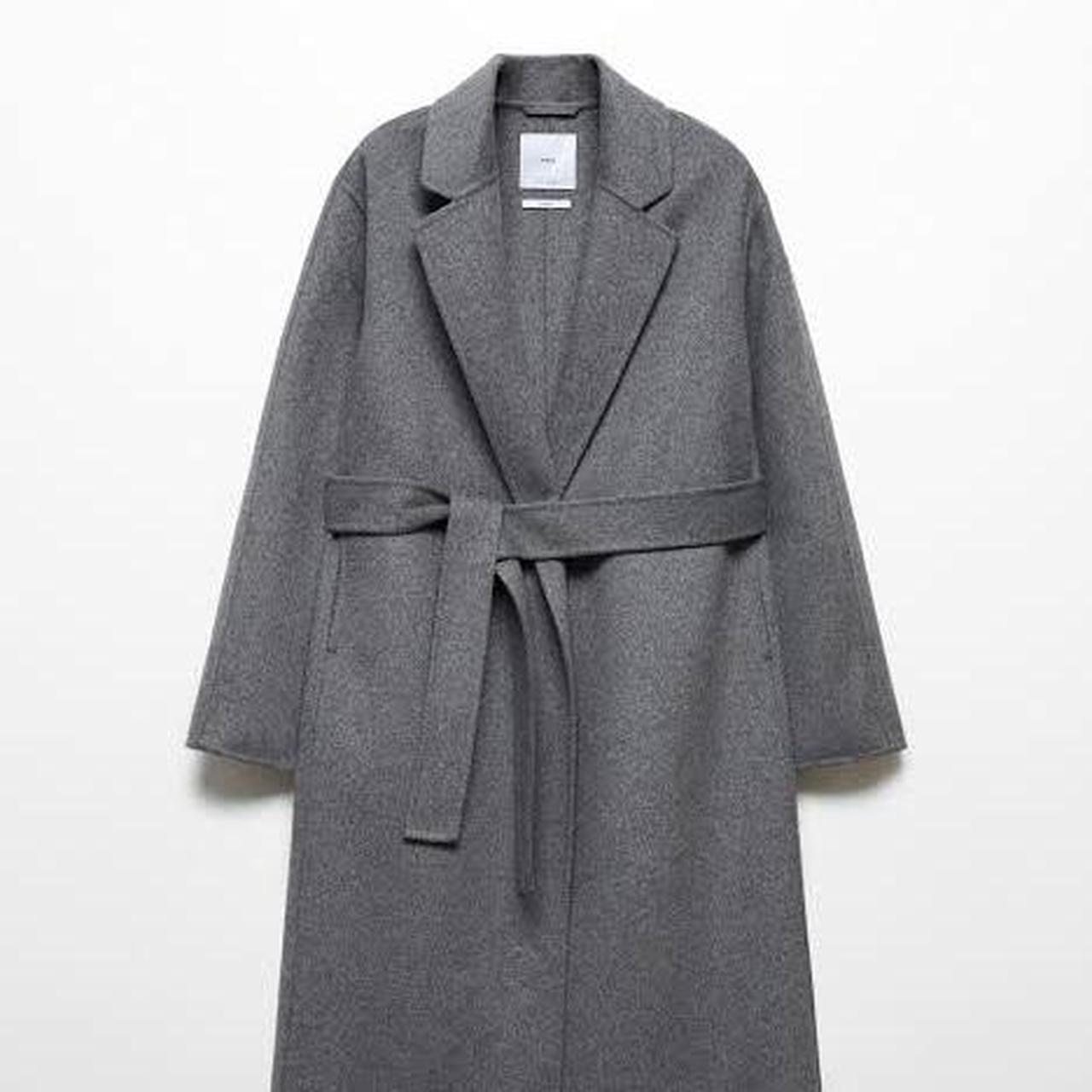 Used but in excellent condition MANGO Grey Wool... - Depop