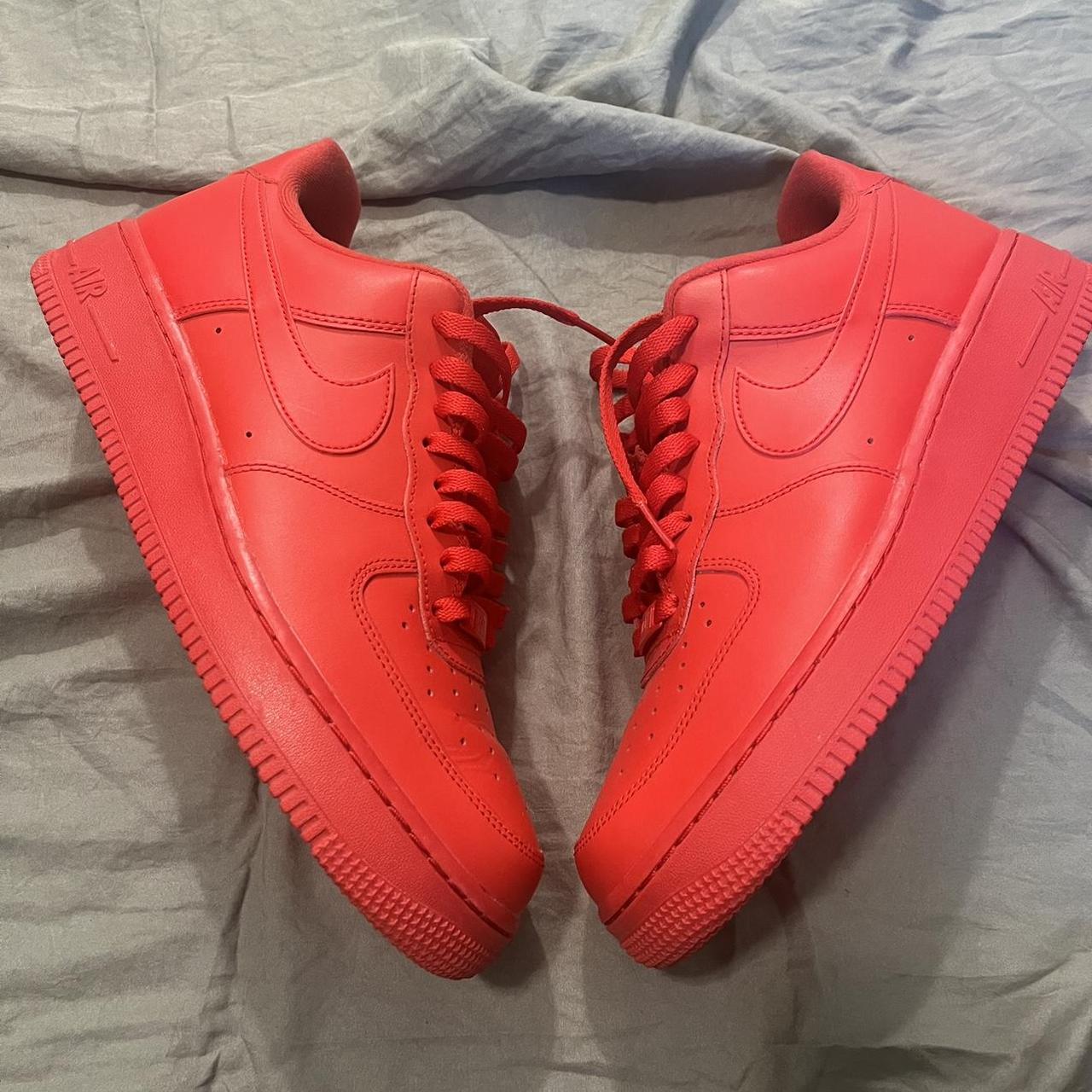 Red af1, size 10 mens Brand new without box and in... - Depop