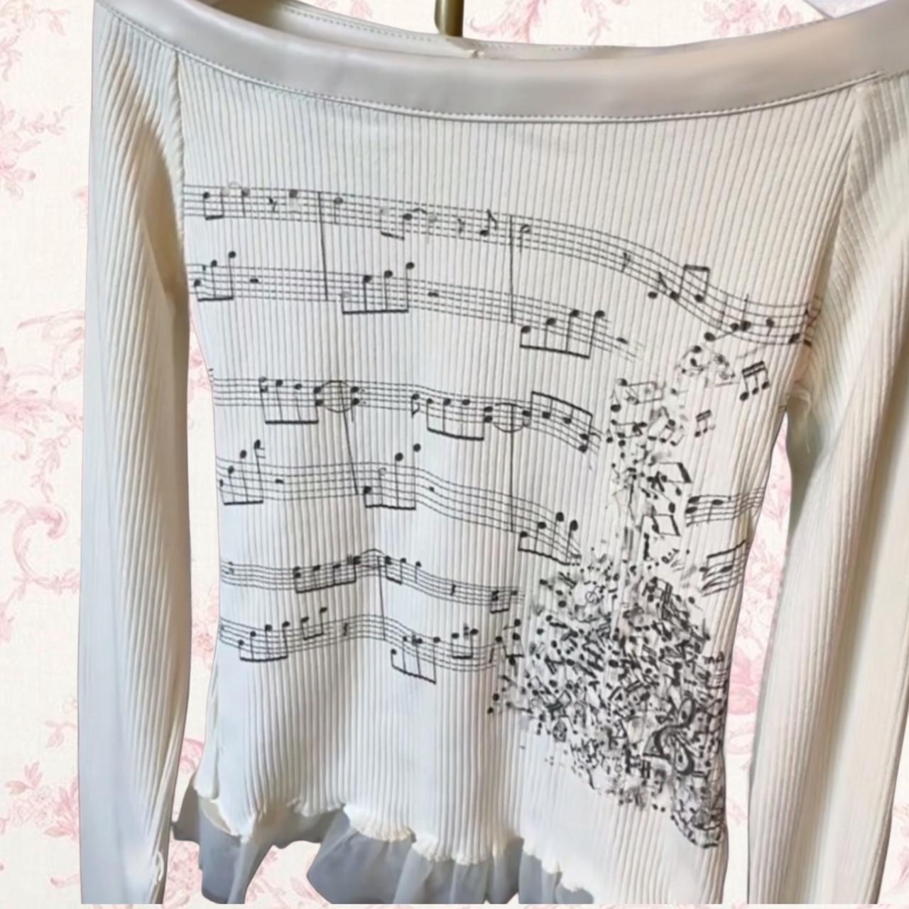 Music Note Top 🎼🎵 Music to your wardrobe! This... - Depop
