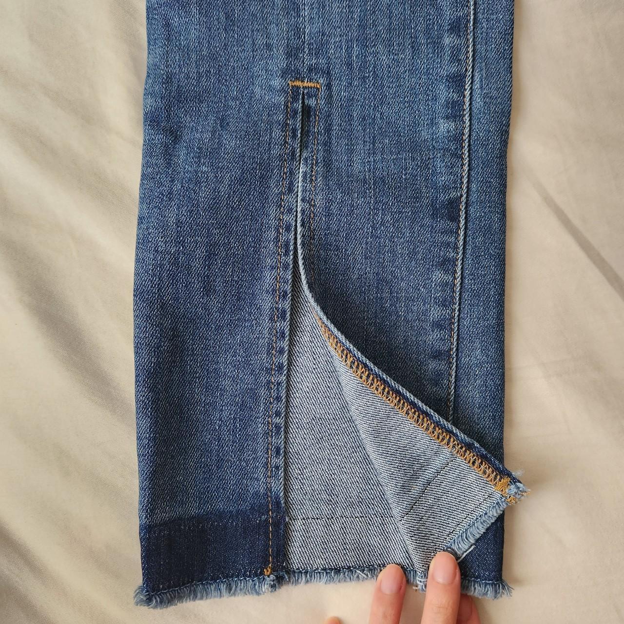 FRAME Denim Le High Straight Split Hem Jeans NWT... - Depop