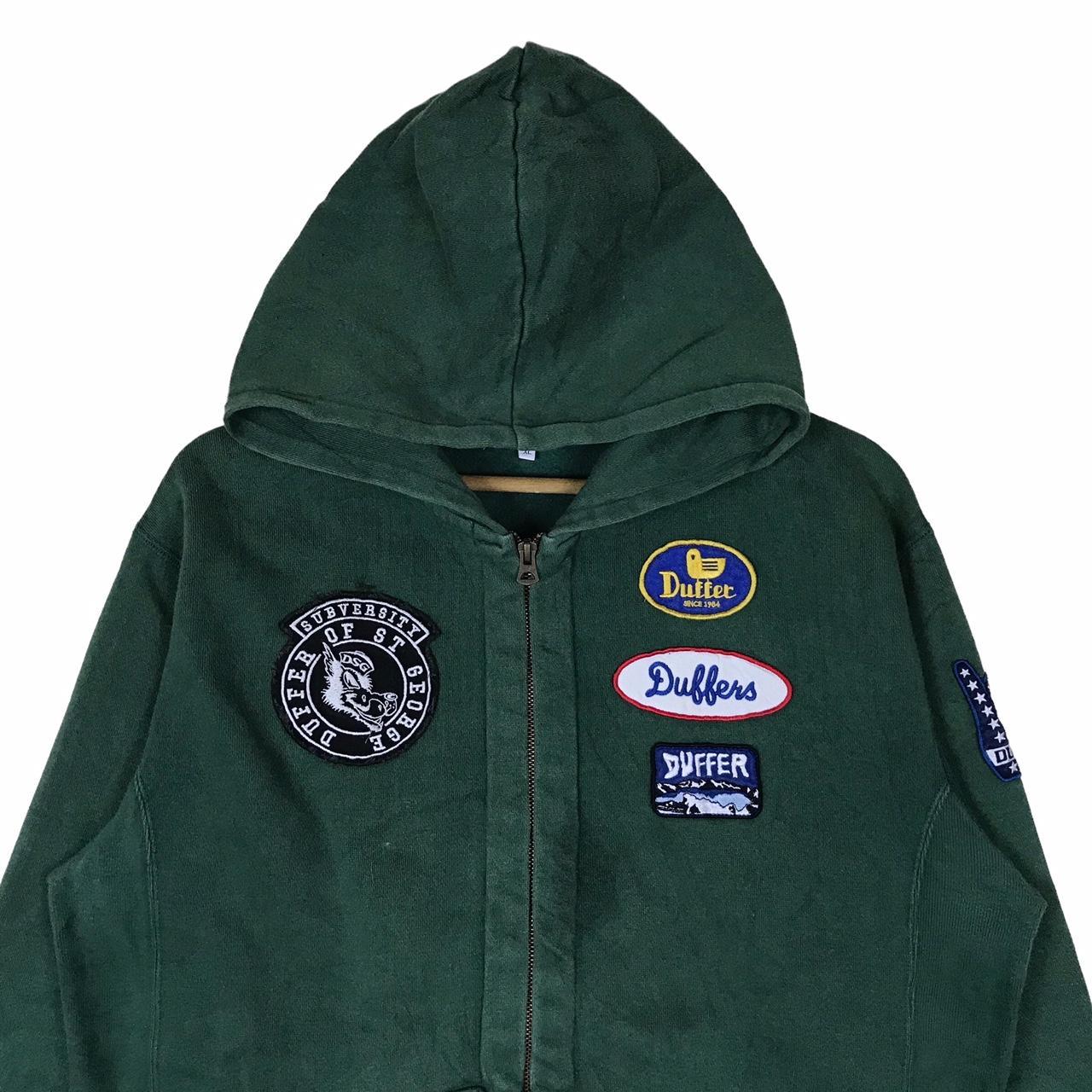Vintage The Duffer of St. George Zipper Patched... - Depop