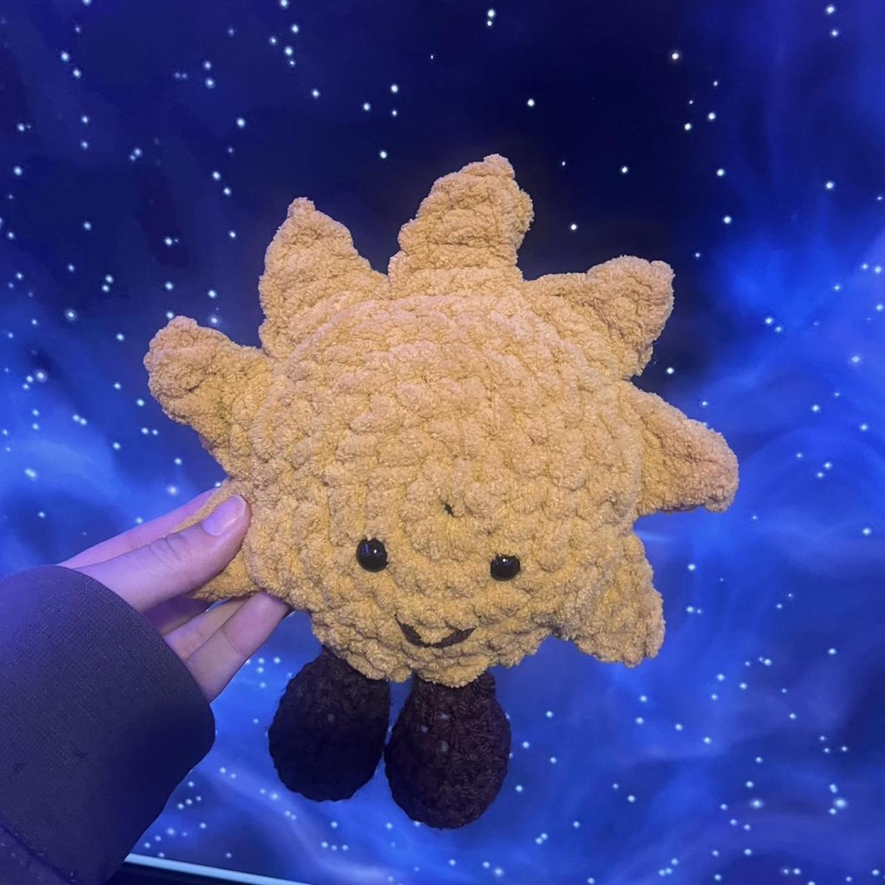 handmade crochet amusable sun jellycat #handmade... | Depop