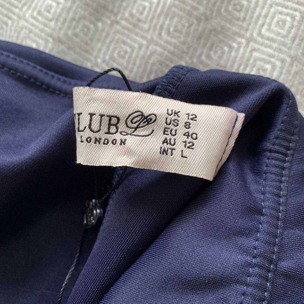 Club london midi dress size 12, with belt and... - Depop