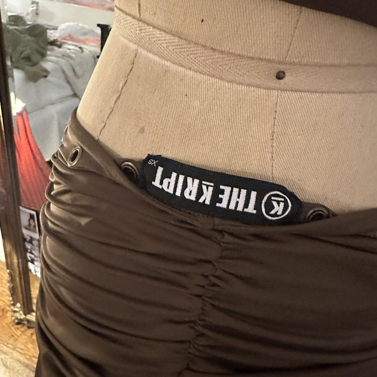 Ruched mini skirt and top set from The Kript size... - Depop