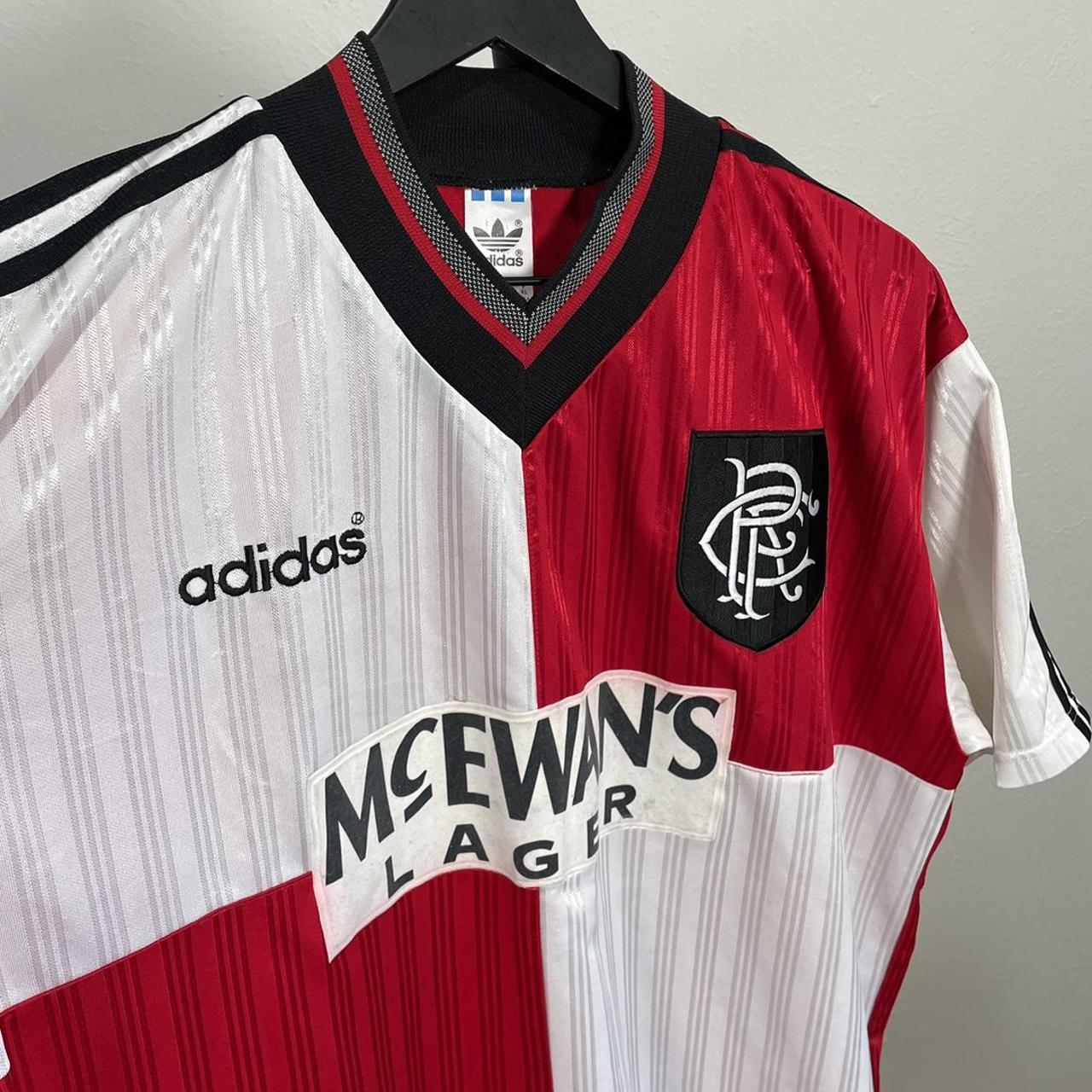 Rangers F.C. 95 Vtg Adidas Classic McEwans Lager... - Depop