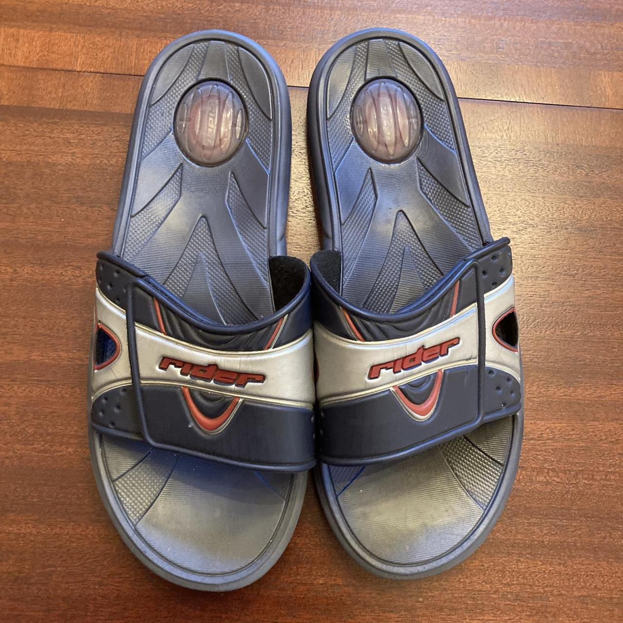 vintage rider slides - Depop