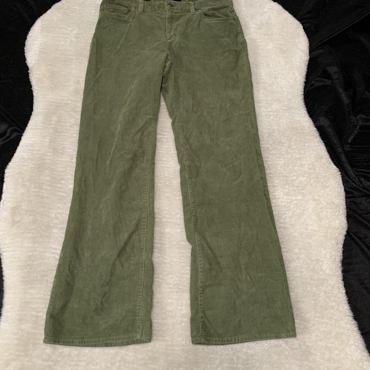 Talbots Pants Womens 10 Green Signature Boot Cut... - Depop