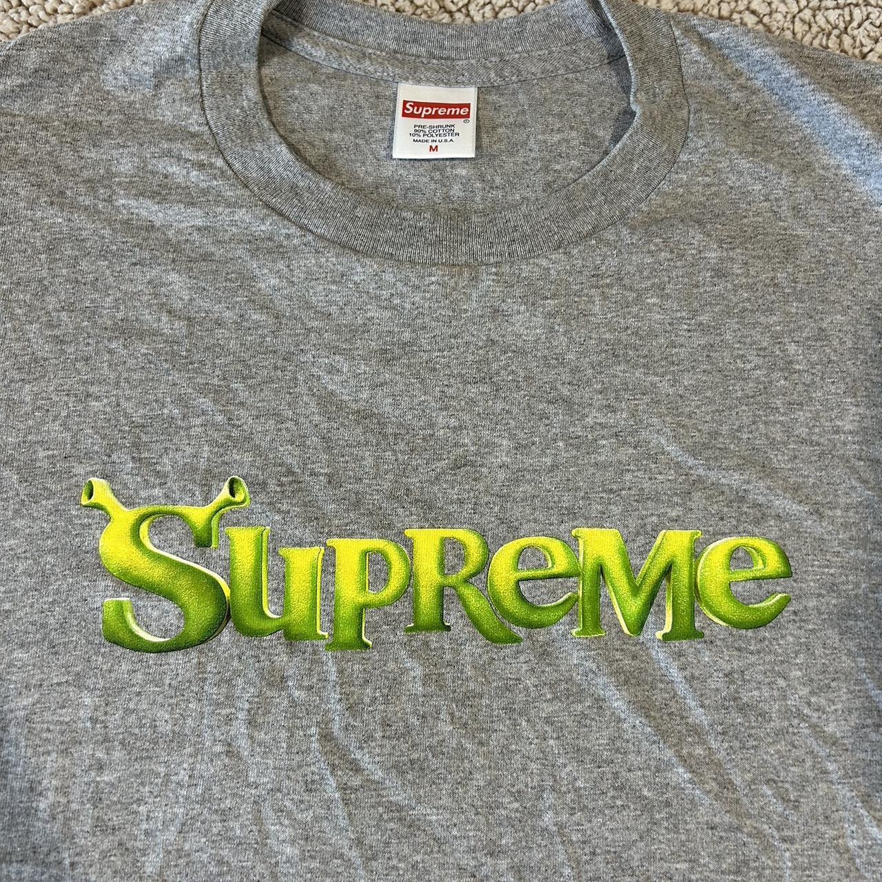 Supreme x Shrek Logo T-shirt Size M | Depop