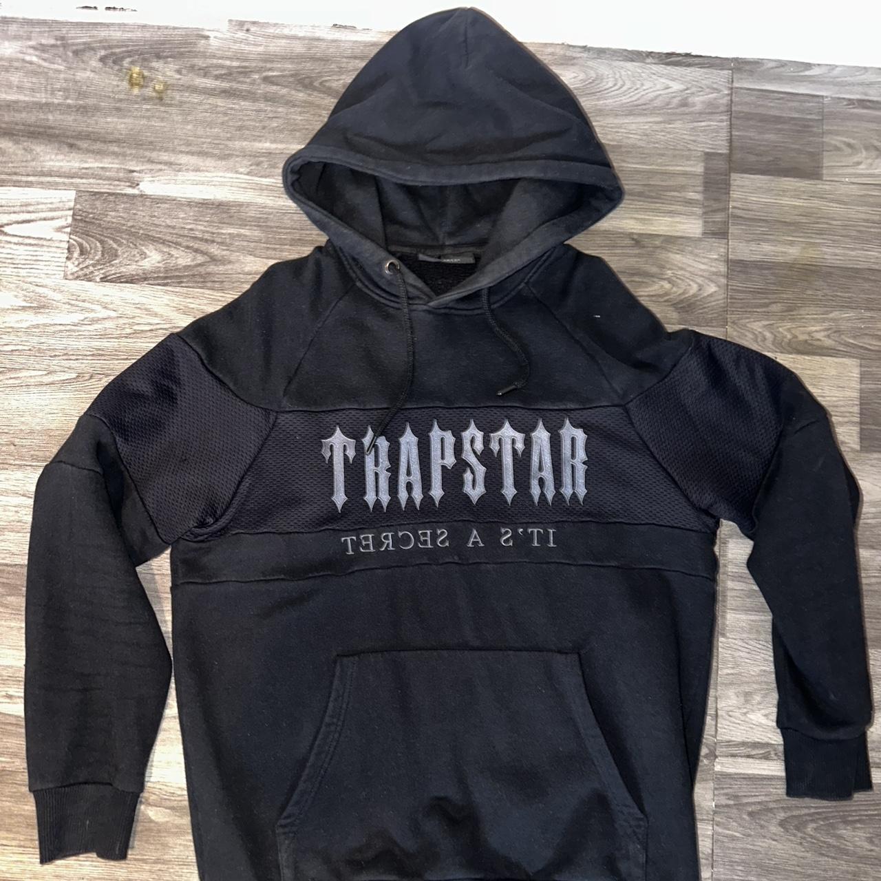 Trapstar black and white hoodie #Trapstar Full... - Depop