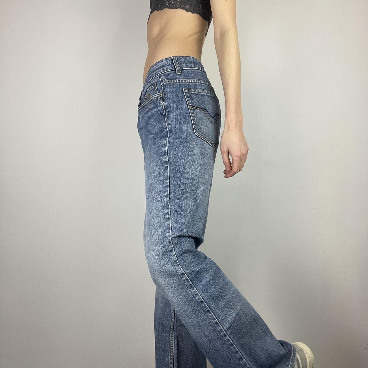 Harley Davidson Women's Blue Jeans | Depop