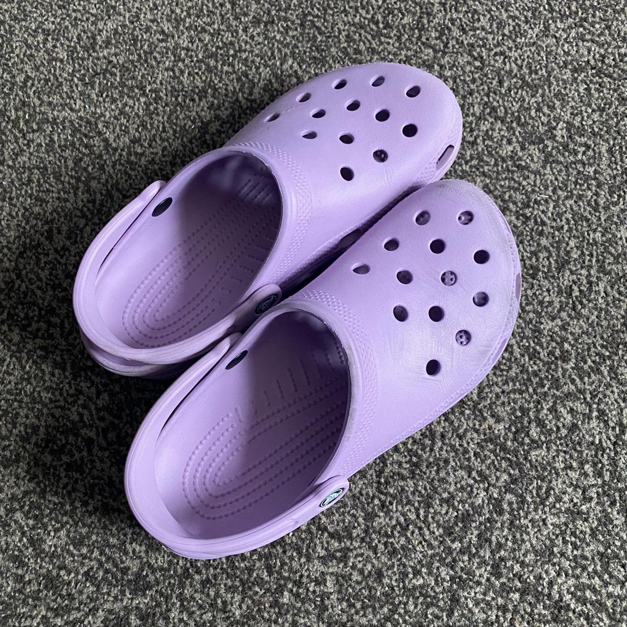 Purple Crocs Worn Twice Max Message Me With Offers Depop