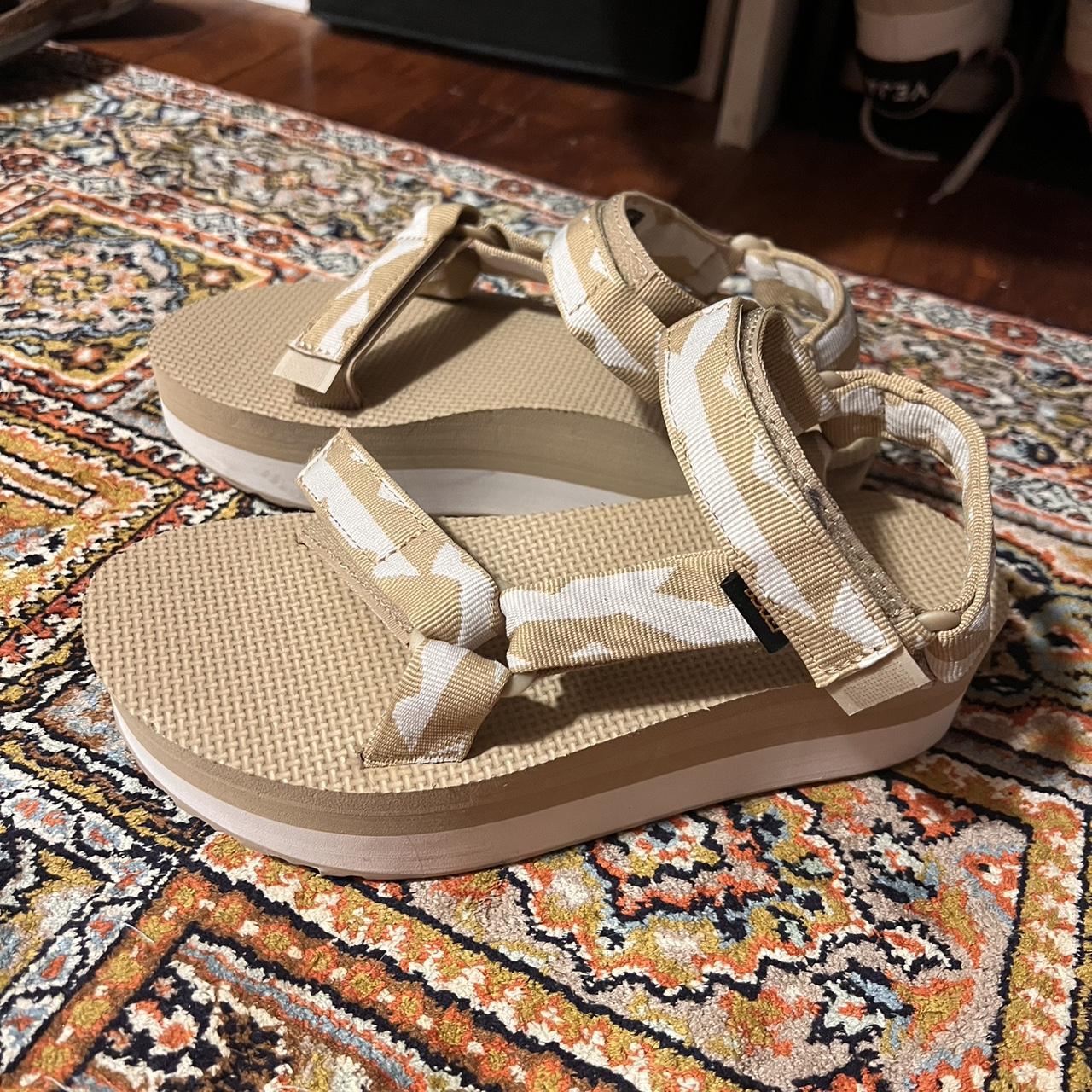 Brand New Never Worn Platform Tevas!! Color:... - Depop