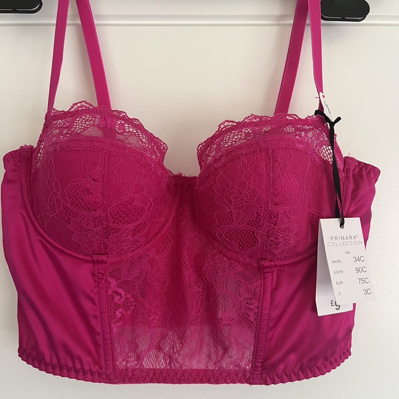 Pink bralette, Primark, never worn - new with tags... - Depop
