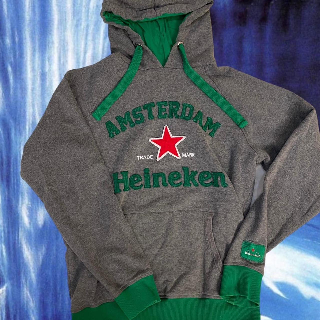 Vintage Heineken Beer Amsterdam hoodie #heineken... - Depop