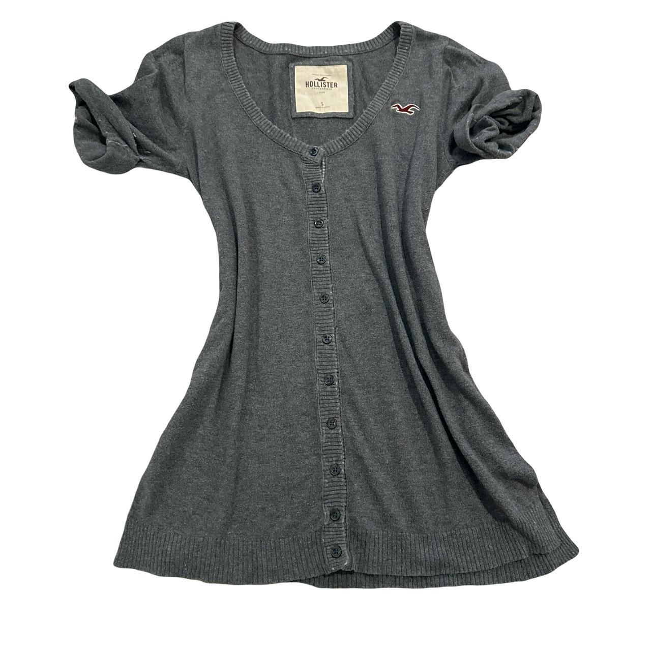 Vintage Y2K Hollister babydoll grunge cardigan... | Depop