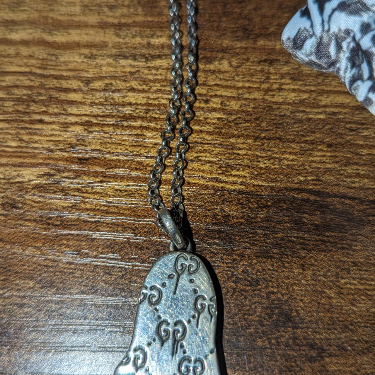 Gucci GG Ghost Series Sterling Silver Pendant... - Depop