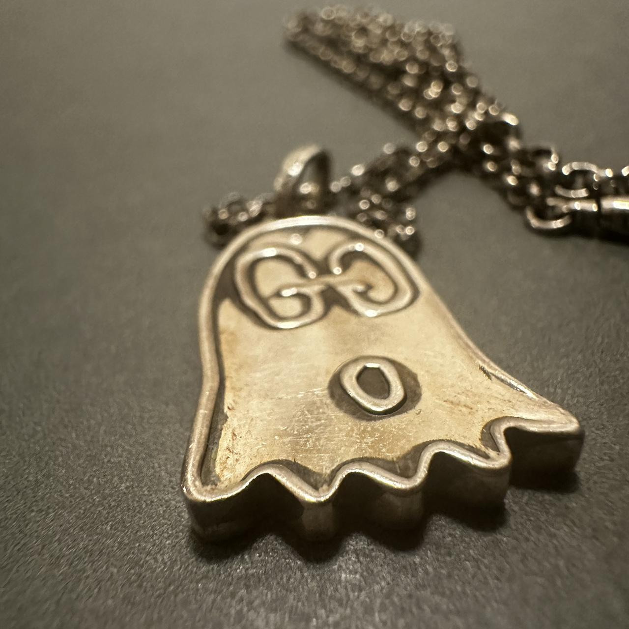 Gucci GG Ghost Series Sterling Silver Pendant... - Depop