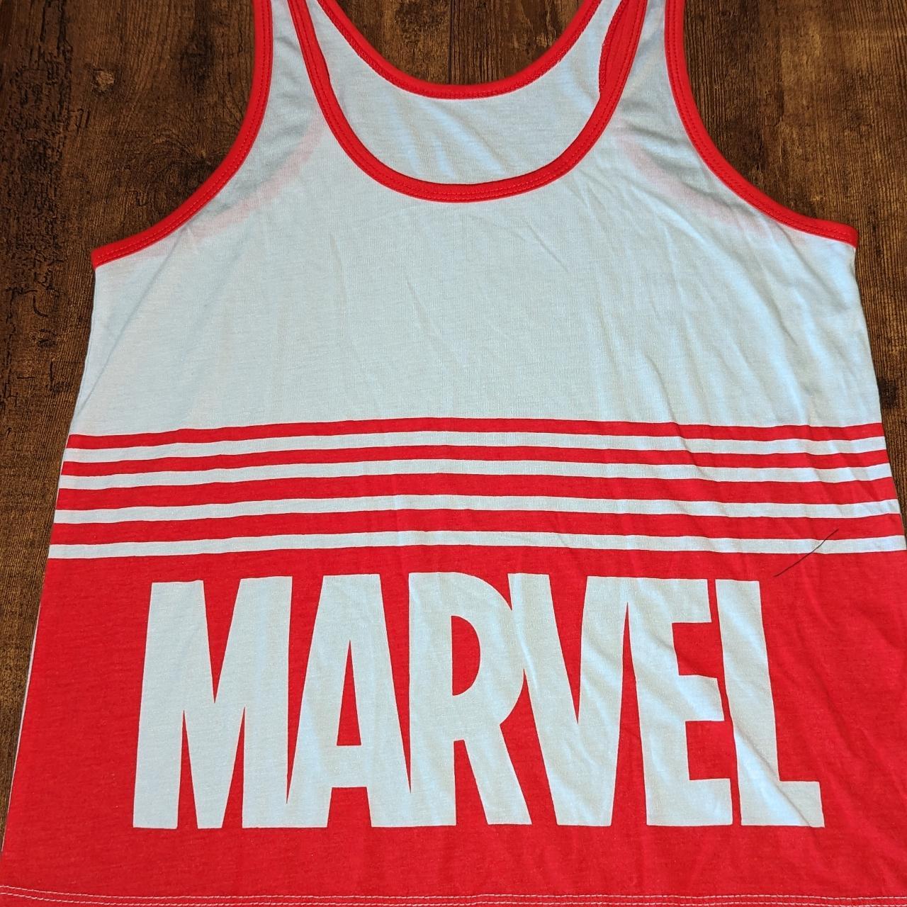 Marvel tank - no size tag, fits like a medium No... - Depop