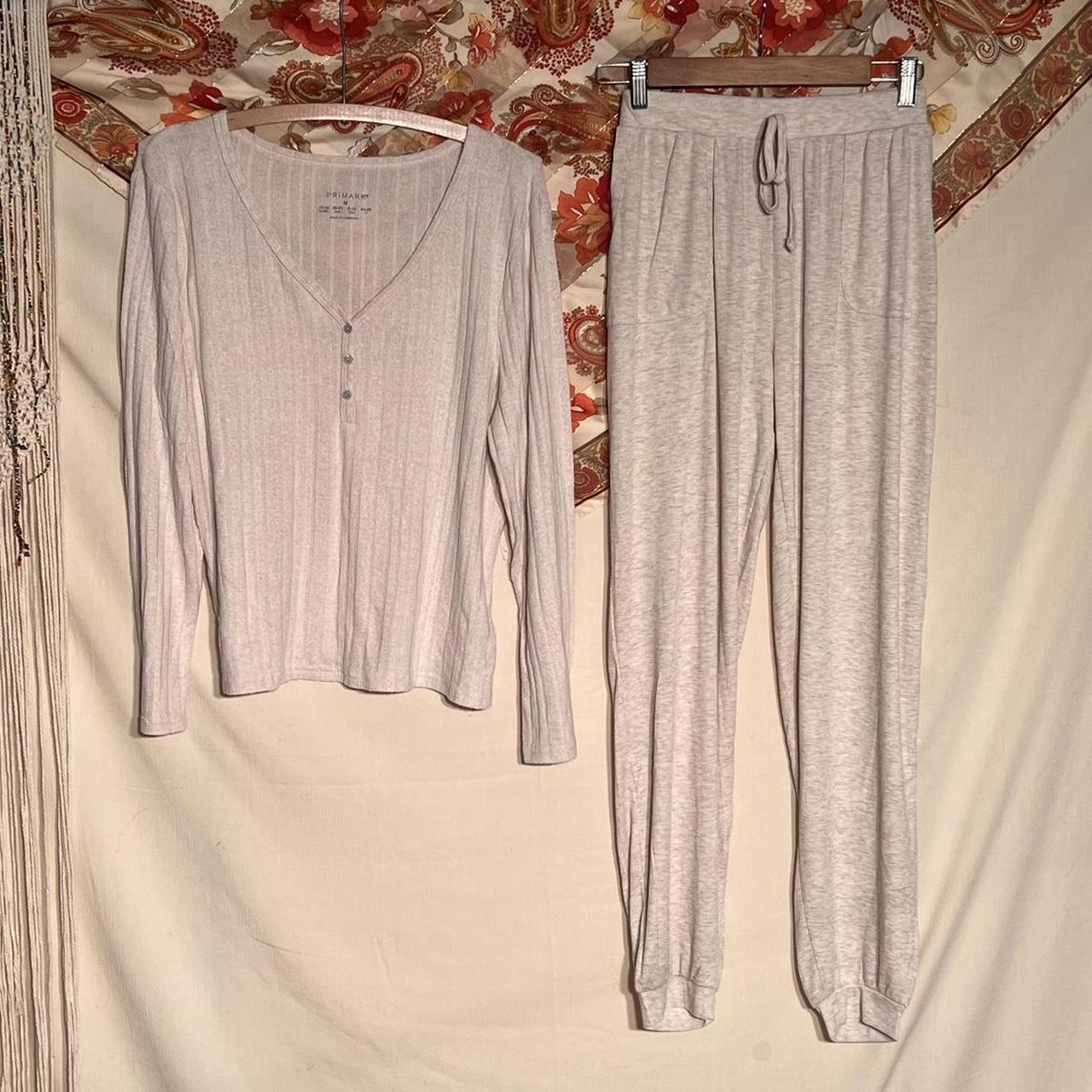 Primark Women's Cream Pajamas | Depop