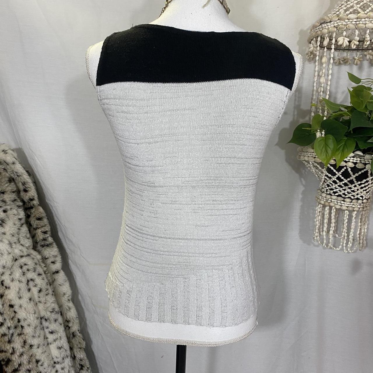 Vintage Vango Asymmetrical Triangle Sweater... - Depop