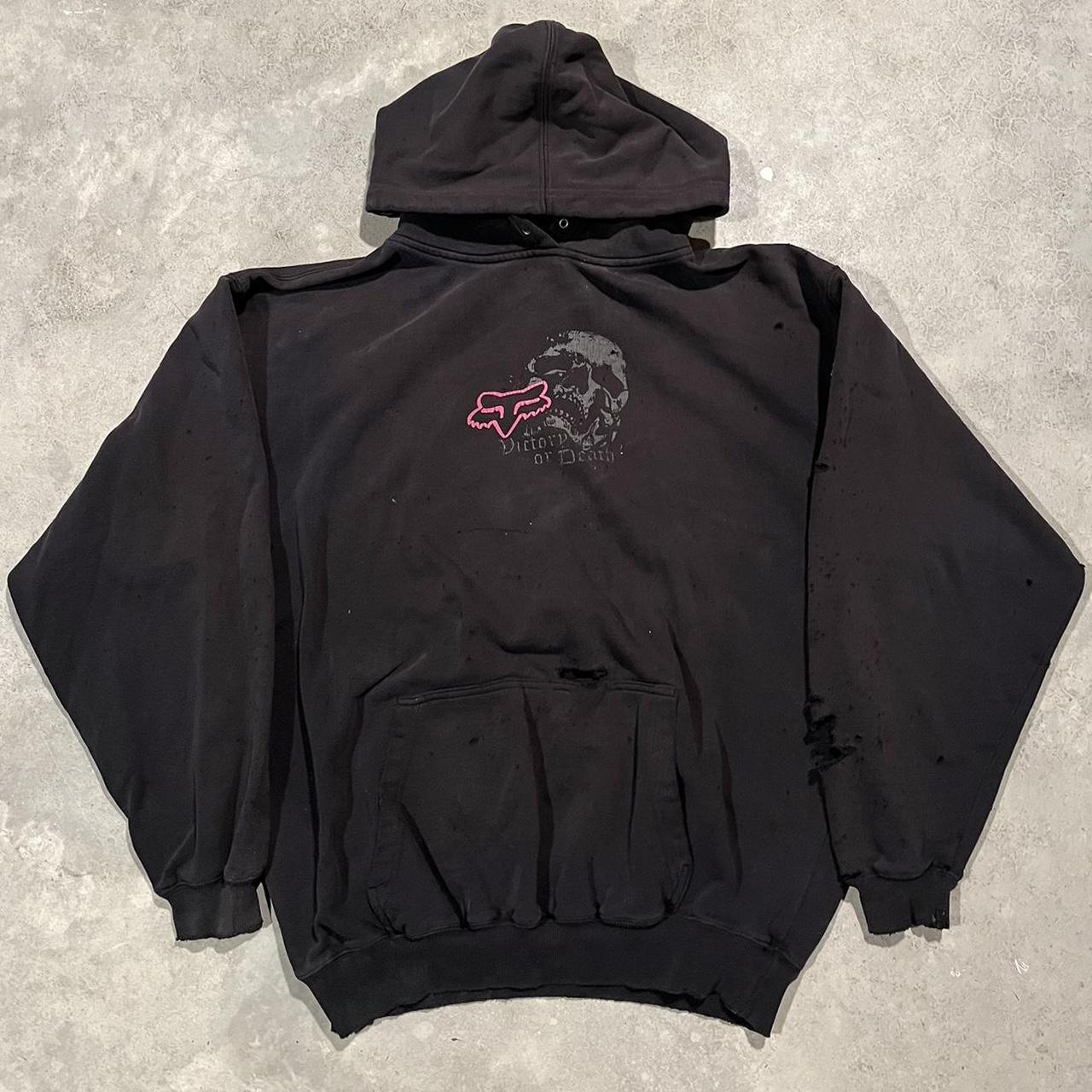 Fox Racing hoodie The perfect wash on the hoodie,... | Depop