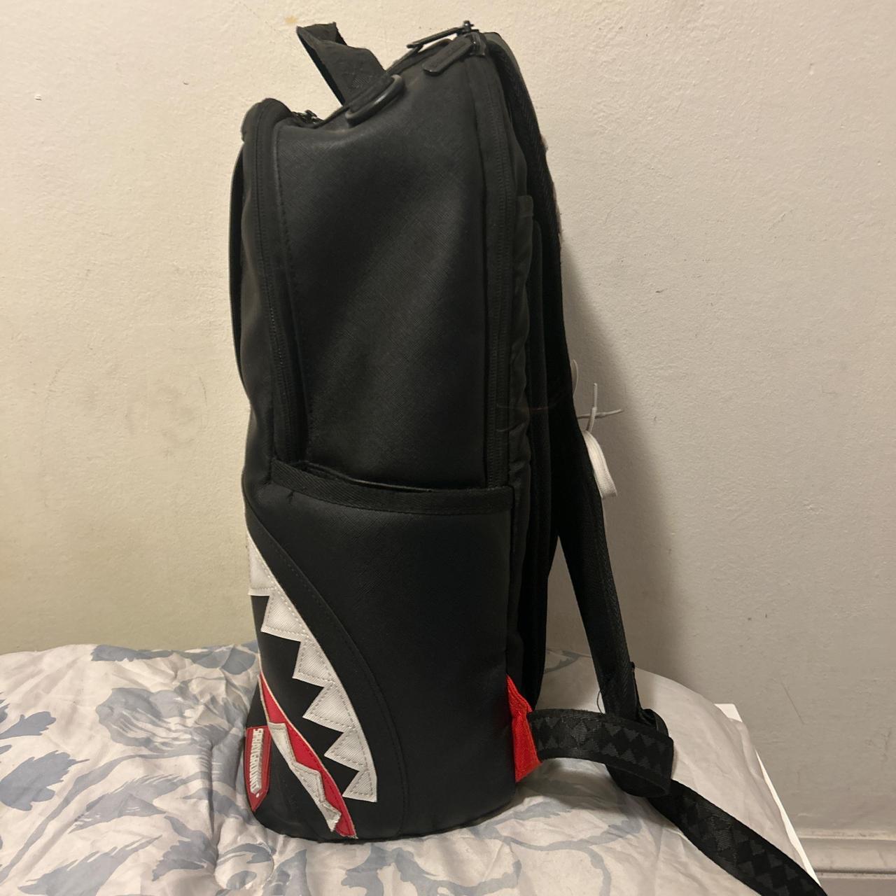 All Black Sprayground backpack Used Good Condition - Depop