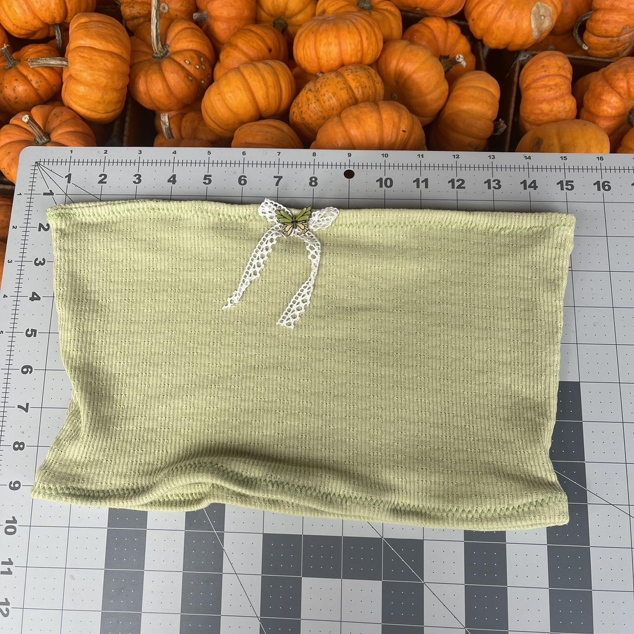 My Classic Butterfly Tube Top 🤍🌿🍃 Lace bow and... - Depop