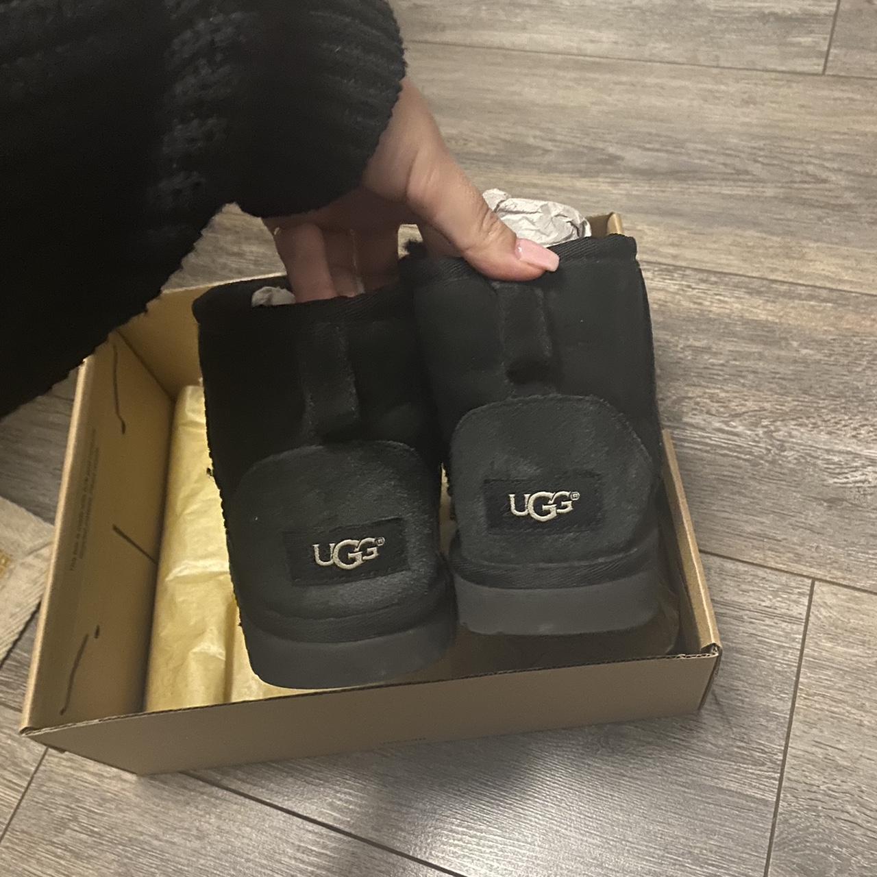 Black MINI Uggs - couple years old but not too worn,... - Depop