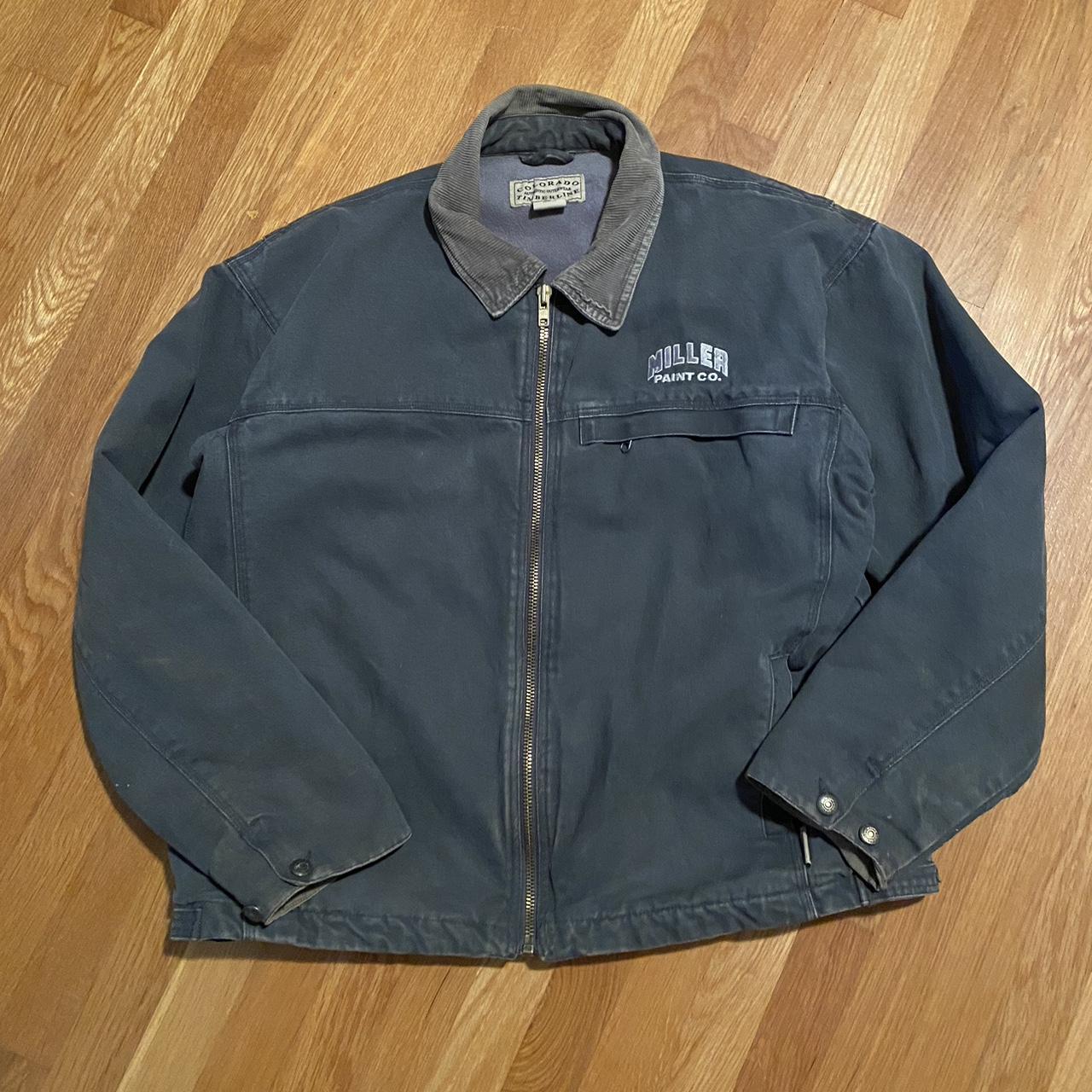 Vintage carhartt Detroit style jacket size XL great... - Depop