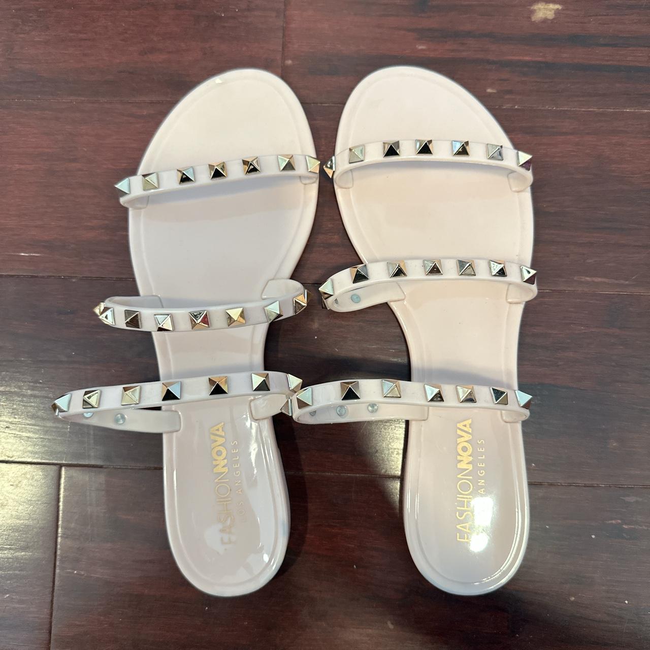 Fashion Nova Studded Sandals Women’s size... - Depop
