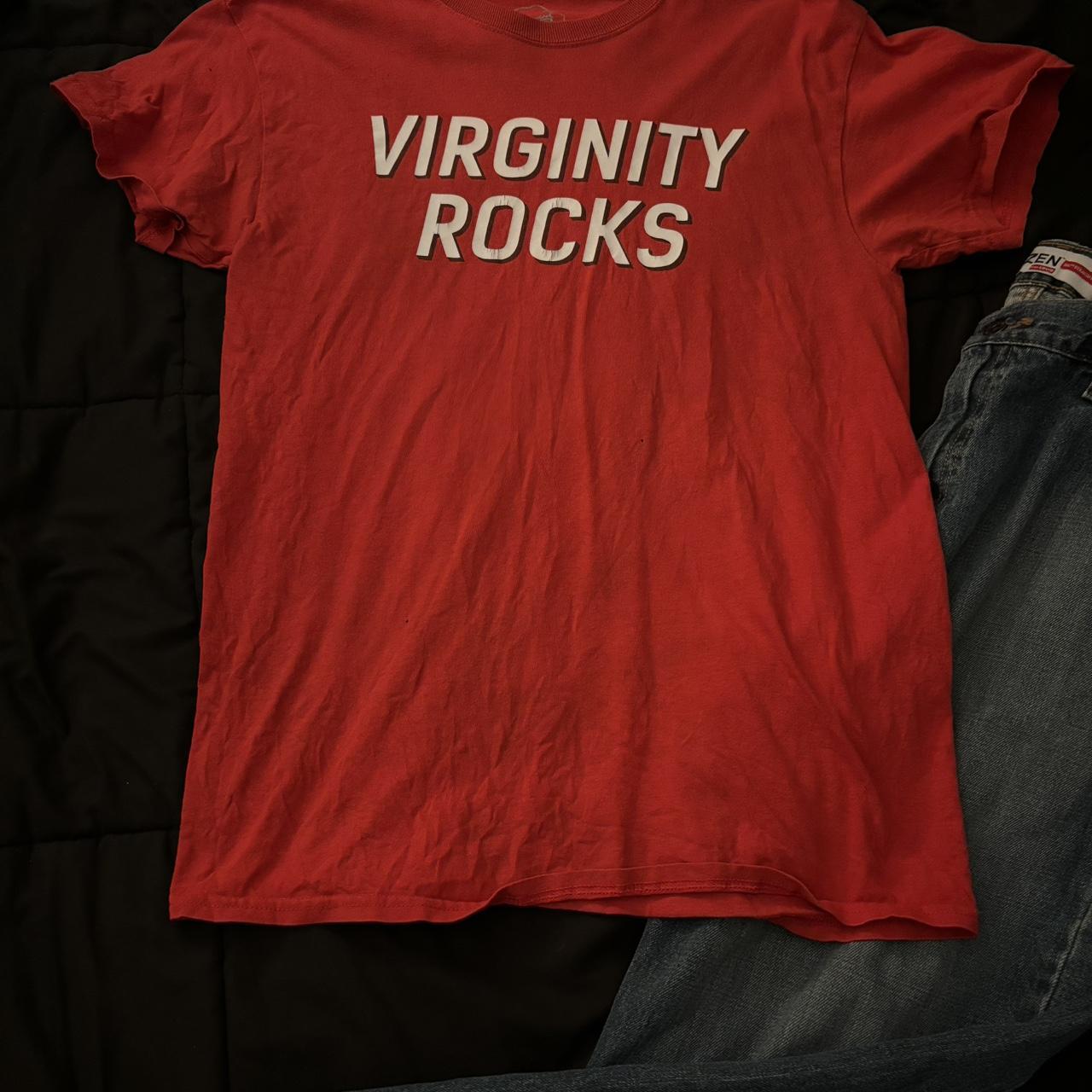 Danny Duncan mens virginity rock t-shirt size:... - Depop
