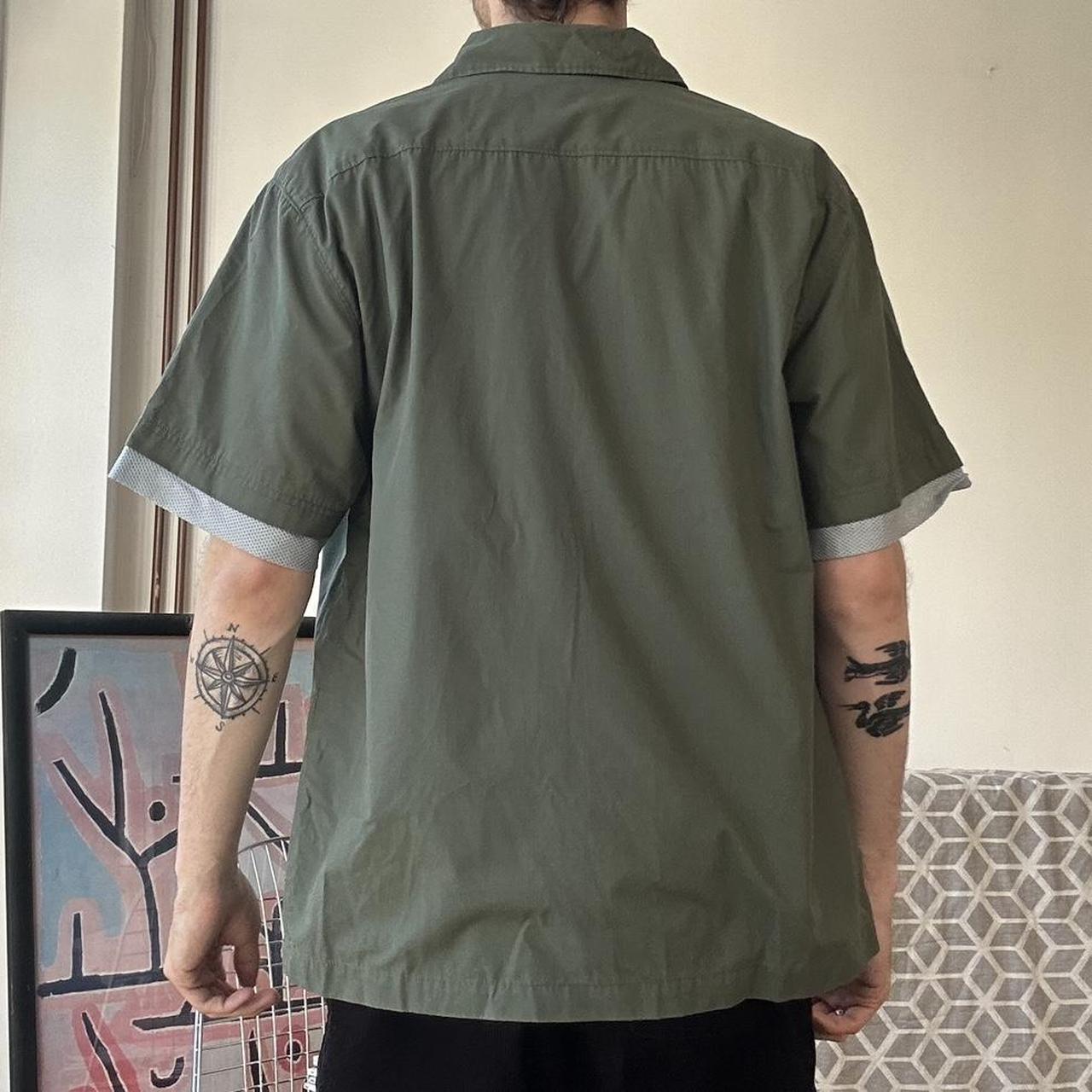 00’s Technical Gotcha Surf Cuban Collar summer... - Depop